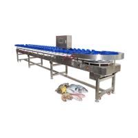 China Conveyor Belt Weight Sorting Machine 120-160 Pcs/min 50-5000g for Fruits Vegetables Fish Seafood for sale