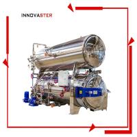 China 1100*1200*1500MM Horizontal Water Immersion Retort Machine for Pouch Sterilization for sale