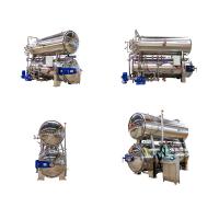China Horizontal Water Immersion Stainless Steel Autoclave Retort Sterilizer 1200mm 0.35MPa for sale