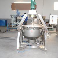 China Semi-Automatic Porridge Cooking Mixer Machine 200L-1000L with Agitator 304 Stainless Steel for sale
