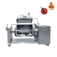 China Customized Steam Heating Vacuum Jacketed Kettle for Cooking Syrup and Sugarcane Mixin for sale
