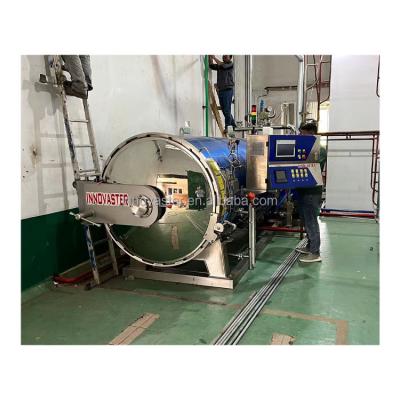 China Fully Automatic Steam Air Retort Sterilizer 1200mm Diameter 0.35 MPA for Cans Bottles for sale