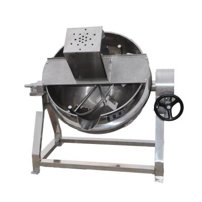 China Steam Heated Jacketed Kettle 100L 600L with Agitator for Porridge Preparation for sale