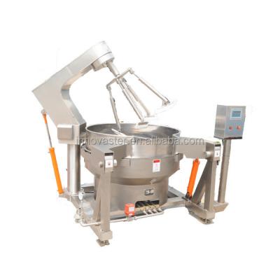 China 304 Stainless Steel Automatic Multi-Agitator Jacketed Cooking Kettle 400L for Hot Pot Sauce for sale