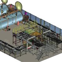 China Electricity Machinery for Sterilizing Milk Cans Bottle Loader And Unloader System for sale