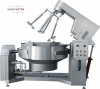 China Electric Jacketed Cooking Kettle with Agitator Mixer 400kg Capacity Stainless Steel for sale