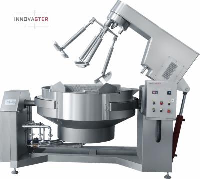 China Electric Jacketed Cooking Kettle with Agitator Mixer 400kg Capacity Stainless Steel for sale