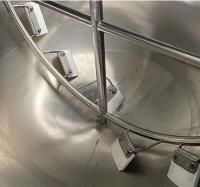 China Electric Jacketed Cooking Kettle with Agitator Mixer 400kg Capacity Stainless Steel for sale