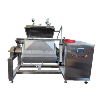 China Electric Heating Vacuum Jacketed Kettle 300L 500mm Diameter Horizontal Axis Mixer for Thick Products for sale