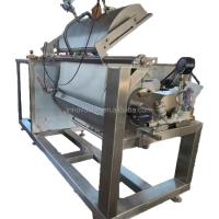China Electric Heating Vacuum Jacketed Kettle 300L 500mm Diameter Horizontal Axis Mixer for Thick Products for sale