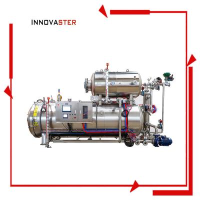 China Industrial Water Spray Retort Sterilizer Autoclave 0.35 MPA 147°C Food Sterilization Machine for sale