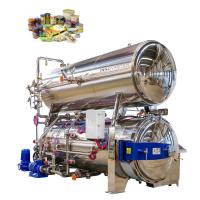 China Horizontal Water Immersion Retort Autoclave 1000mm 1800mm High Temperature Sterilizer 380V for sale