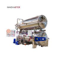 China Cylindrical Water Immersion Retort Sterilization Machinery 1200mm 3000mm for Food Preservation for sale