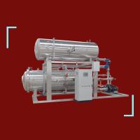 China Double Door 304 Stainless Steel Food Autoclave Sterilizer 1200mm Diameter 3000mm Length for sale
