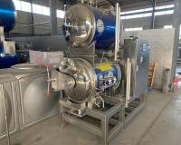 China 304 Stainless Steel F0 Small Scale Mini Retort Autoclave Machine 0.28 CBM 0.35 MPA for sale