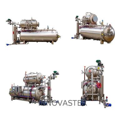 China Industrial Water Spray Sterilizer Autoclave Retort Machine 0.35 MPA 147 Degree C for Food Beverage for sale