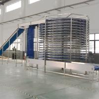 China Industrial IQF Quick Freezing Vegetable Machine Easy Operation One Key Touch Operation for sale