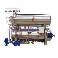China Water Immersion Retort Sterilization Equipment 1000mm to 1400mm Diameter 380V for sale