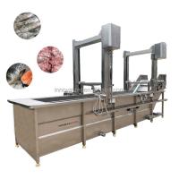 China Industrial Thawing Equipment 380V 50Hz Gantry Lifting Ice-Out Defrosting Machine for Frozen Fish Shrimp Meat for sale