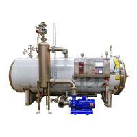 China 3P Voltage Steam Water Cascading Retort Machine Sterilizer for Food Processing Industry for sale
