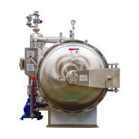 China 3P Voltage Steam Water Cascading Retort Machine Sterilizer for Food Processing Industry for sale