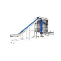 China Industrial IQF Spiral Freezer Machine 200-1500kg/h One Key Touch Operation for Shrimp Fish Cheese for sale