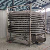 China Industrial IQF Spiral Freezer Machine 200-1500kg/h One Key Touch Operation for Shrimp Fish Cheese for sale