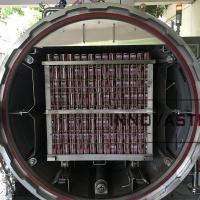 China 38kW Automatic Water Immersion Rotary Retort for Thick Canned Food Sterilization 850kg for sale