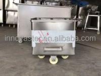China Stainless Steel 304 Meat Drum Cart with 160mm Nylon Wheels for Food Transfer for sale