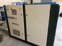 China 75kw 100HP Permanent Magnet Inverter Two-Stage Screw Air Compressor 0.6-0.7 MPA for sale