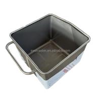 China Stainless Steel Lifting Trolley with 160mm Nylon Wheels for Meat Fish Fruits Vegetables for sale