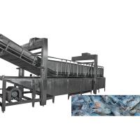 China Fish Meat IQF Products Thawing Machine with Custom Voltage and Automatic Water Immersion for sale