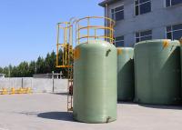 China FRP Chemical Storage Tank 3600mm x 5210mm Water Pretreatment Vertical Cylindrical for sale