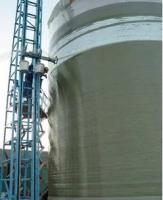 China Vertical Cylindrical FRP Water Storage Tank 16000 Gallon Chemical Resistant 1000-4000mm for sale