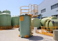 China 3600mm FRP Cylindrical Storage Tank Chemical Resistant Water Reservoir 30 Year Lifespan for sale