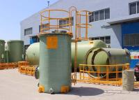 China 3600mm FRP Cylindrical Storage Tank Chemical Resistant Water Reservoir 30 Year Lifespan for sale