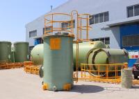 China 3600mm FRP Cylindrical Storage Tank Chemical Resistant Water Reservoir 30 Year Lifespan for sale