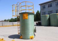 China Chemistry Green Frp Storage Tank Easy Installation 3600mm*10130mm for sale