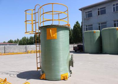 China Chemistry Green Frp Storage Tank Easy Installation 3600mm*10130mm for sale