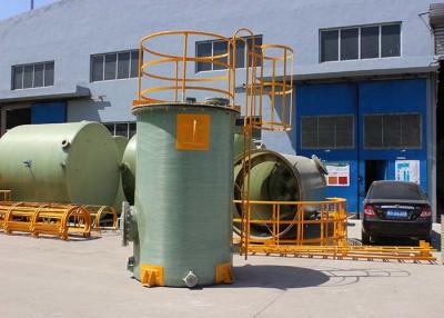 China Vertical FRP Chemical Storage Tank 18000 Gallon for Food Brewing Easy Installation for sale