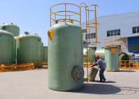 China Vertical FRP Chemical Storage Tank 18000 Gallon for Food Brewing Easy Installation for sale