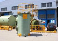 China Vertical FRP Chemical Storage Tank 18000 Gallon for Food Brewing Easy Installation for sale