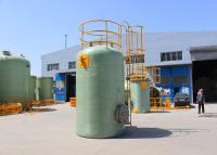 China Filament Winding FRP Sewage Storage Tank 21000 Gallon Vertical Easy Installation for sale