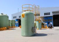 China Filament Winding FRP Sewage Storage Tank 21000 Gallon Vertical Easy Installation for sale