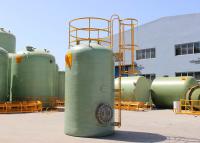 China Vertical FRP Chemical Storage Tank 4000x7500mm Harmless Treatment Easy Installation for sale