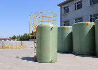 China Vertical FRP Chemical Storage Tank 4000x7500mm Harmless Treatment Easy Installation for sale