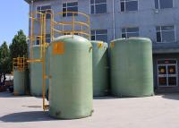 China Filament Winding FRP Water Softener Storage Tank 30000 Gallon Vertical for sale