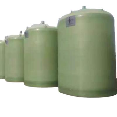 China Filament Winding Vertical FRP Chemical Storage Tank 5000L Wastewater Treatment for sale