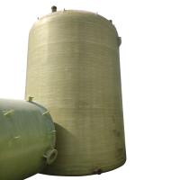 China Filament Winding Vertical FRP Chemical Storage Tank 5000L Wastewater Treatment for sale