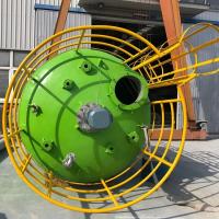 China 20000 Gallon FRP Chemical Mixing Storage Tank Vertical Cylindrical Custom Colors for sale